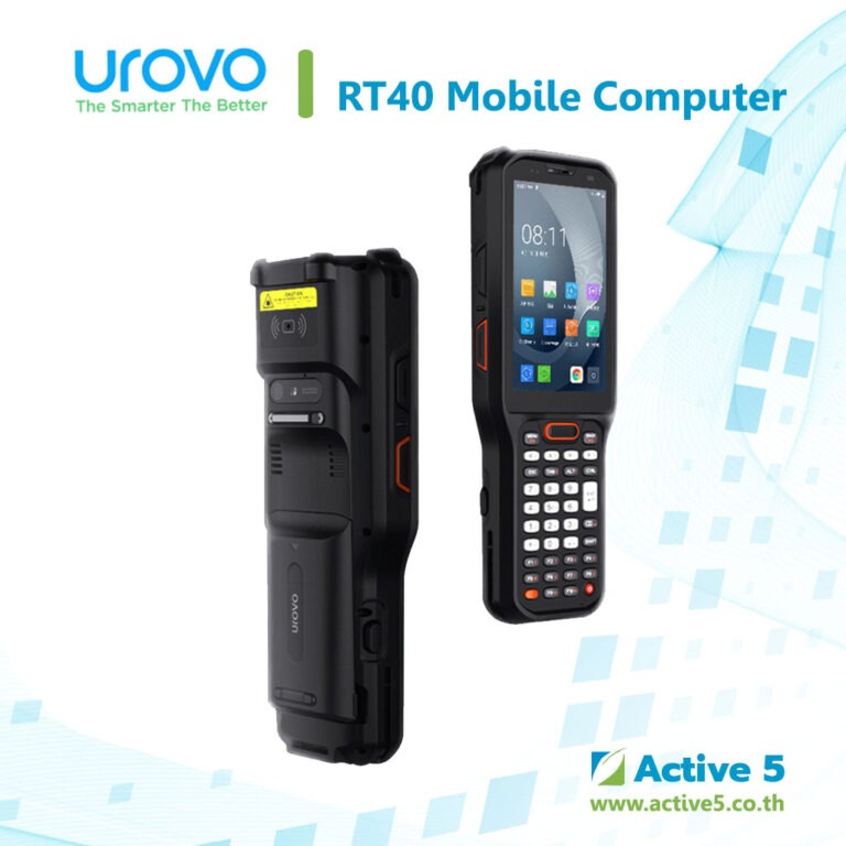 UROVO RT40 Mobile Computer - Active 5 Company, Label Printer, Barcode ...